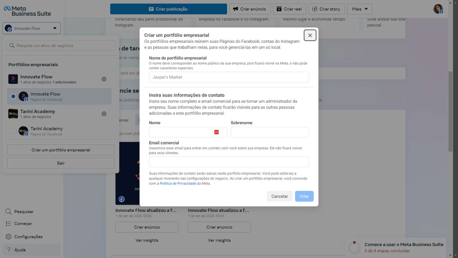 Tutorial Completo – API Oficial WhatsApp – SM Click – Base de Conhecimento